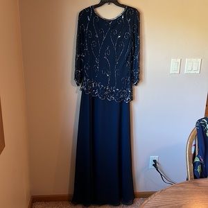 J Kara | Dresses | Brand New Navy Jkara Beaded Sequin Dress | Poshmark